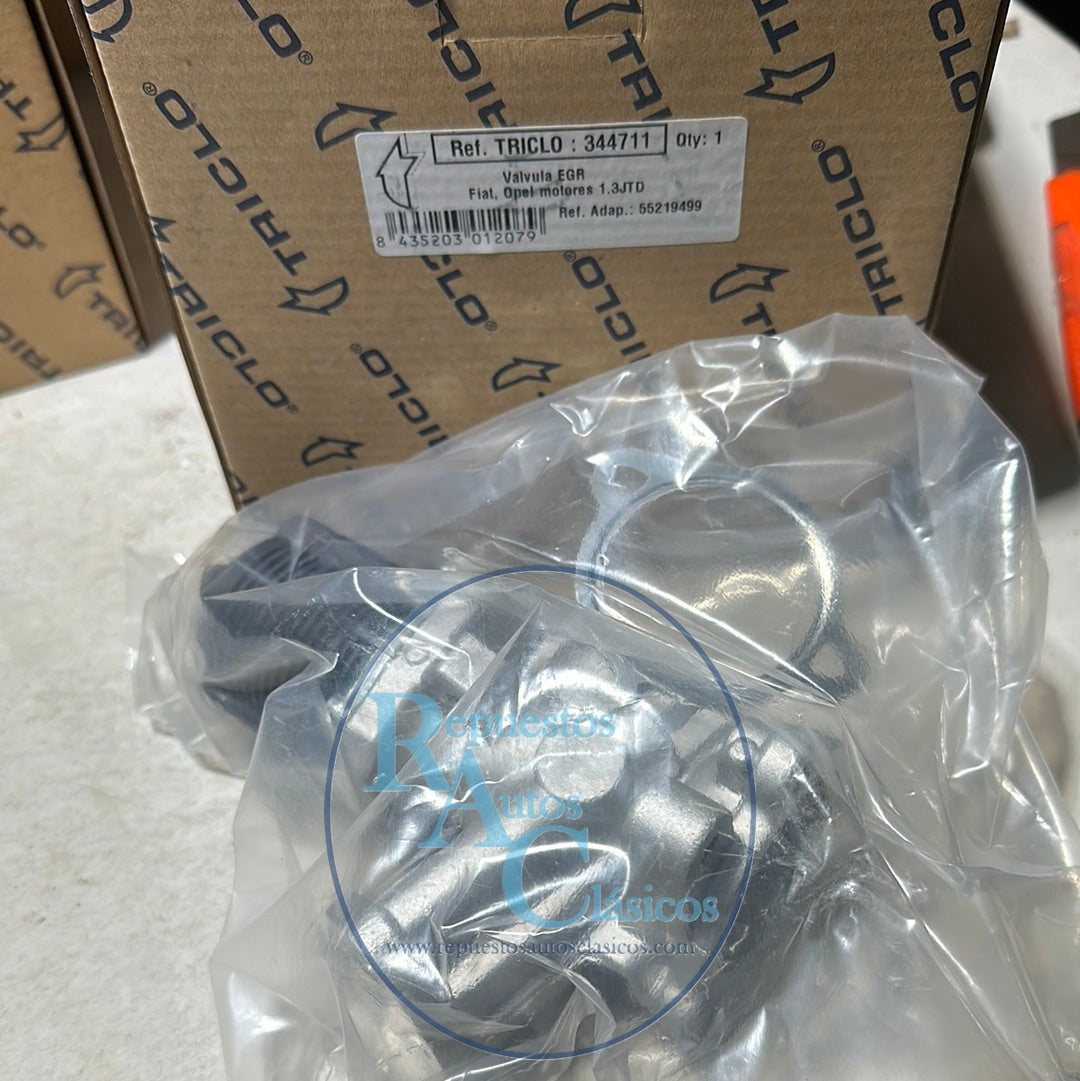 344711 VALVULA EGR FIAT/OPEL 1.3JTD, TRICLO – RepuestosAutosClasicos