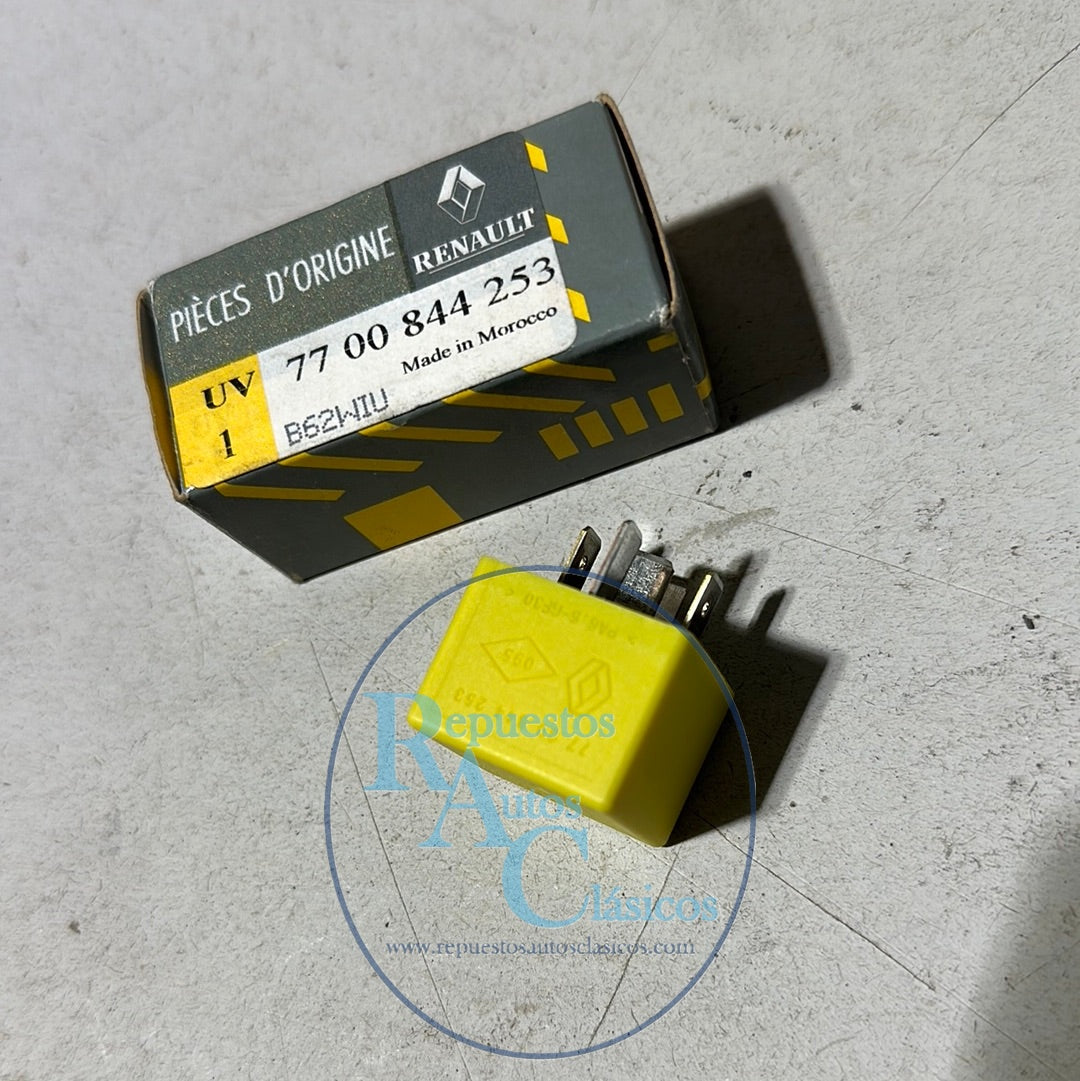 Renault 7700844253 RELAY YELLOW 40A – RepuestosAutosClasicos