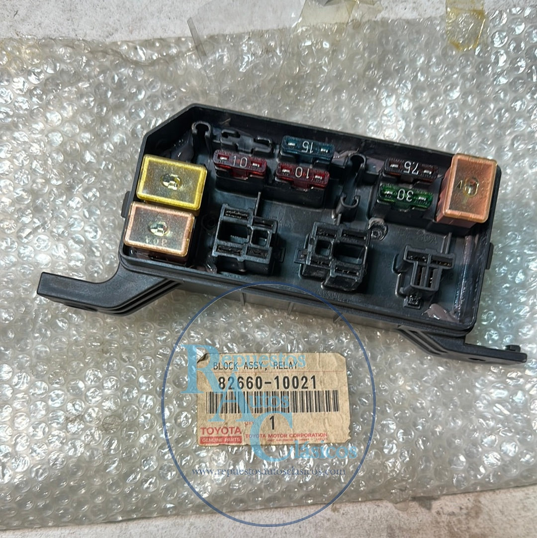 82660-10021 BLOCK ASSY, RELAY, ENGINE ROOM, toyota ...