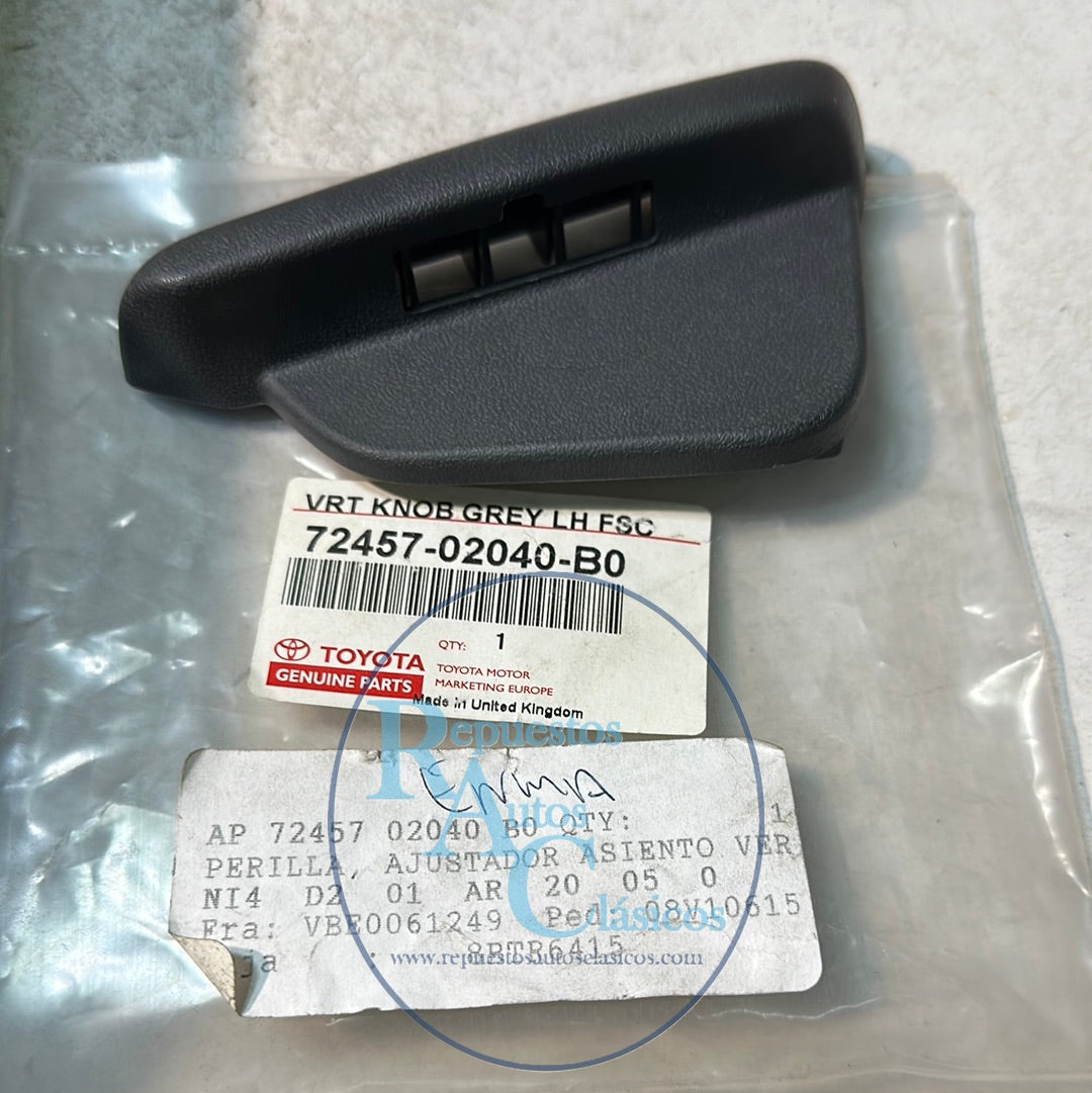 72457-02040-B0 KNOB, VERTICAL SEAT ADJUSTER, toyota ...