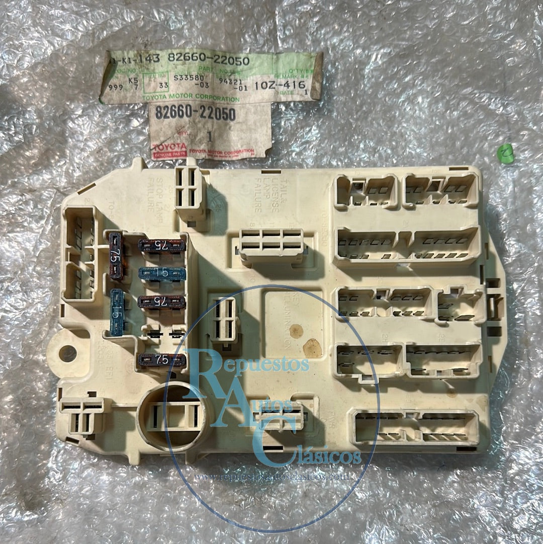 82660-22050 BLOCK ASSY, RELAY, COWL SIDE, toyota, – RepuestosAutosClasicos