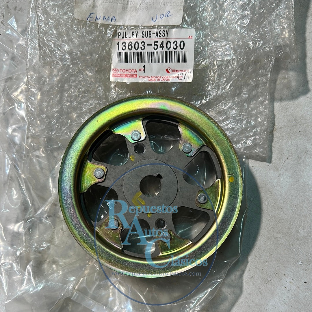 13603-54030 PULLEY, INJECTION PUMP DRIVE, toyota, – RepuestosAutosClasicos