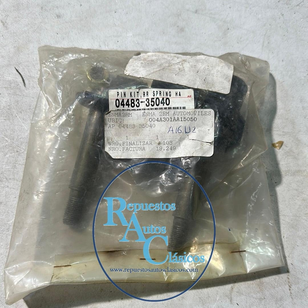 04483-35040 SHACKLE KIT, REAR SPRING, toyota, – RepuestosAutosClasicos